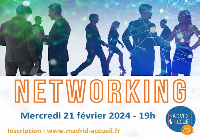 Soirée networking de Madrid Accueil Pro ouverte à tous le 21 février prochain